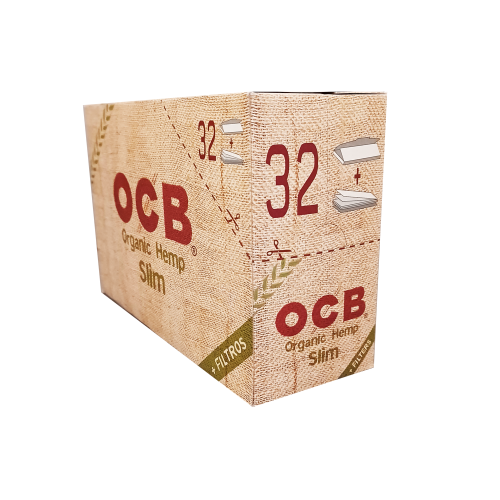 OCB Organic Hemp Slim and Tips ( Pack 32 ) – Bhika Imports