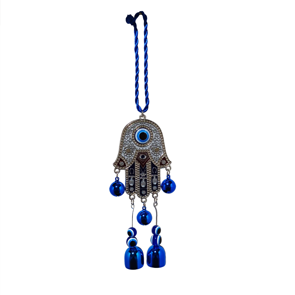 Evil Eye Hamsa Hand – Wind Chime – Bhika Imports